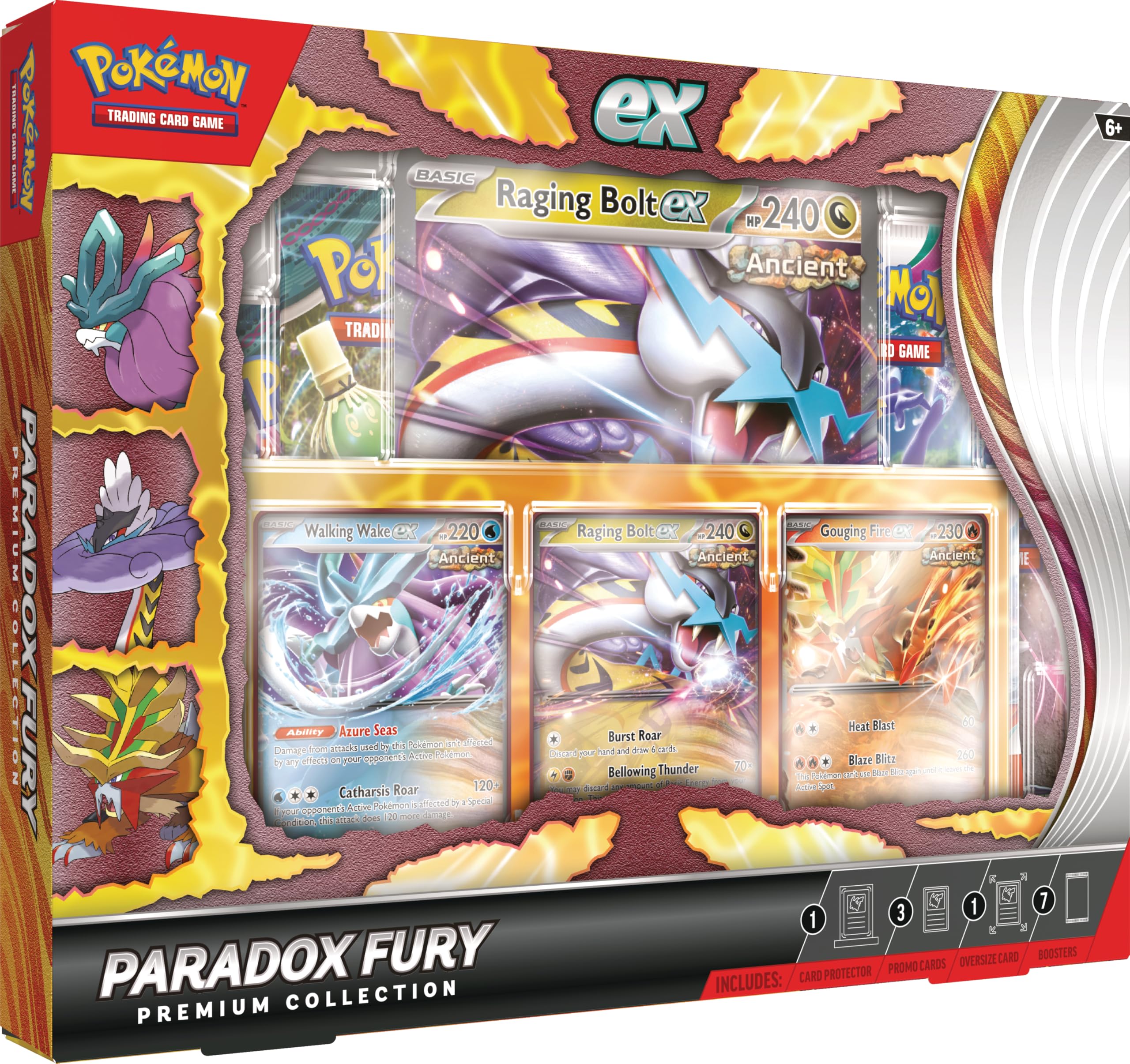 Pokémon - Paradox Fury EX Raging Bolt Premium Collection – The Gamers Lodge