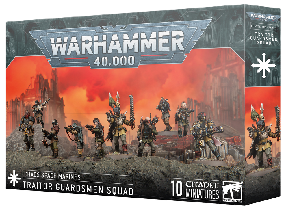 Warhammer: 40K - Chaos Space Marines: Traitor Guardsmen Squad – The ...